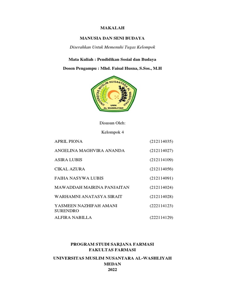 Makalah PSBD Kel 4 - Kelas 3a Farmasi | PDF