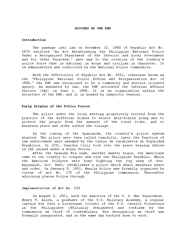 Introduction To Law Enforcement Administration Pdf Law Enforcement