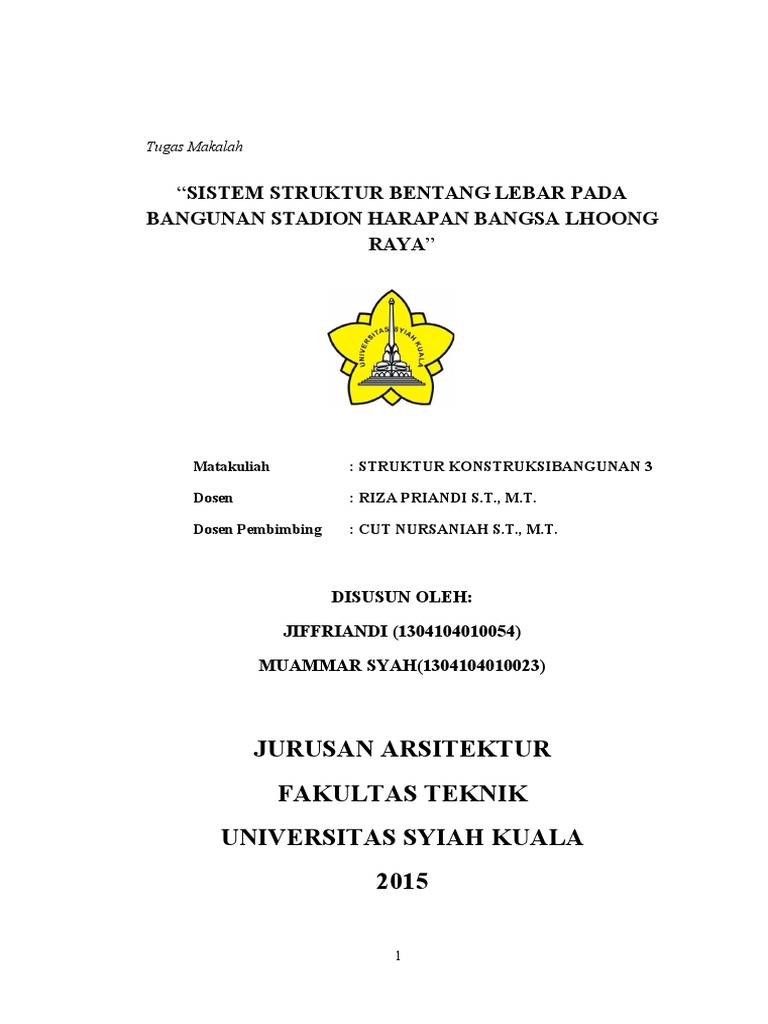 Bentang Lebar | PDF