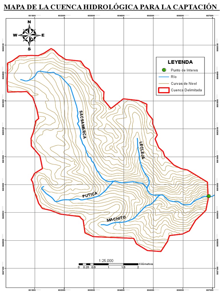 7.0 Mapa - Cuenca Hidrografica | PDF | Ciencias de la Tierra | Cuerpos de agua