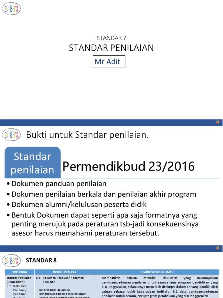 Butir Akreditasi Standar 8 Pdf