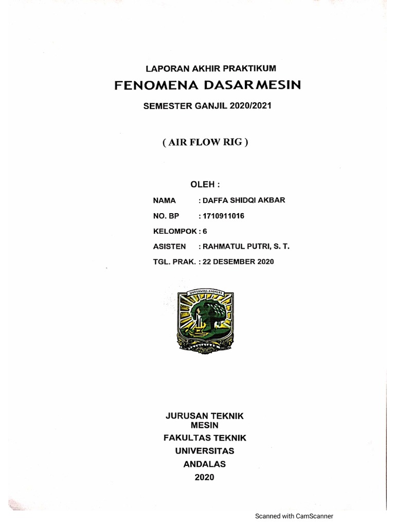 6c-Daffa Shidqi Akbar (Air Flow Rig) | PDF