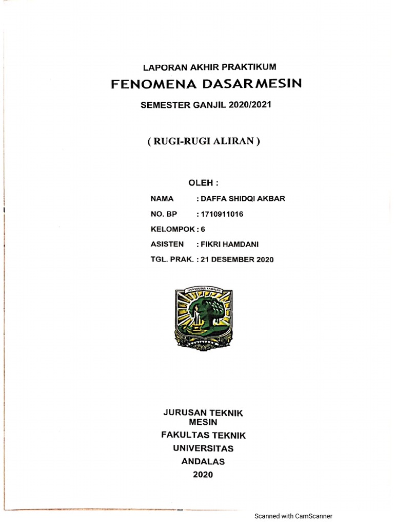6c-Daffa Shidqi Akbar (Rugi-Rugi Aliran) | PDF