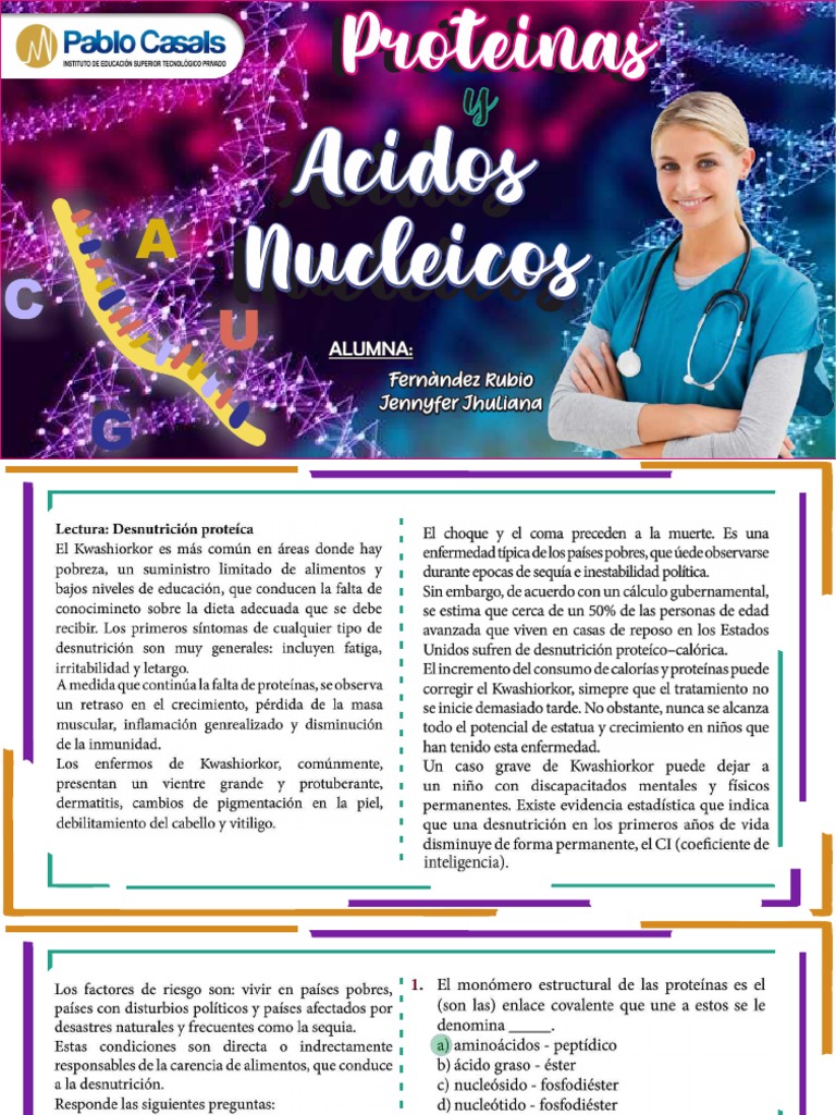 Tarea de Quimica - Adn y Arn | PDF