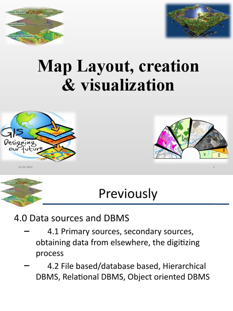 AEN3110 Lecture5 Map Layout | PDF | Map | Level Of Measurement