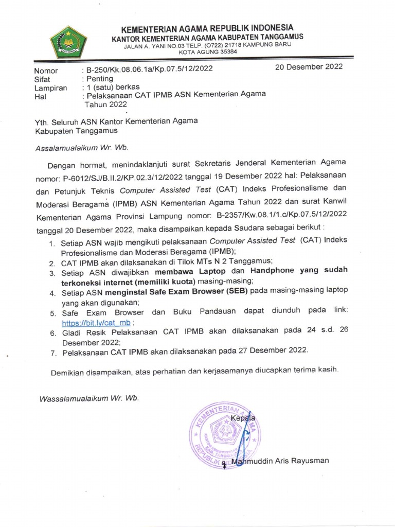 Cat Ipmb | PDF