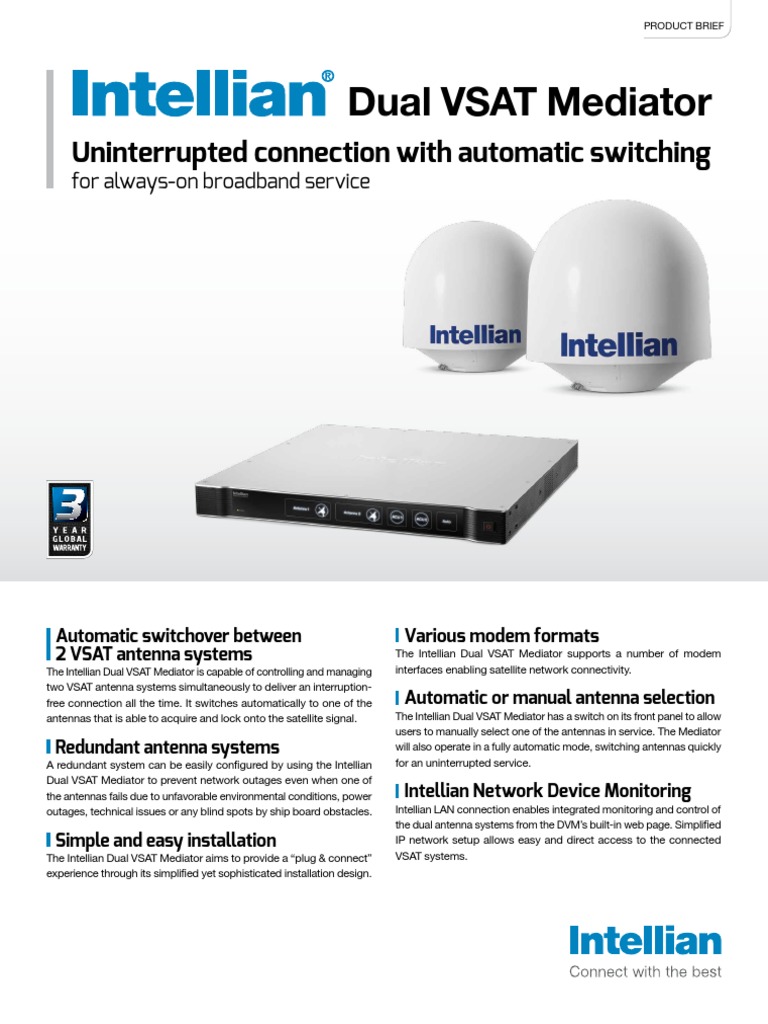 2014 0623 DualVSATMediator DS Web | PDF | Very Small Aperture Terminal ...
