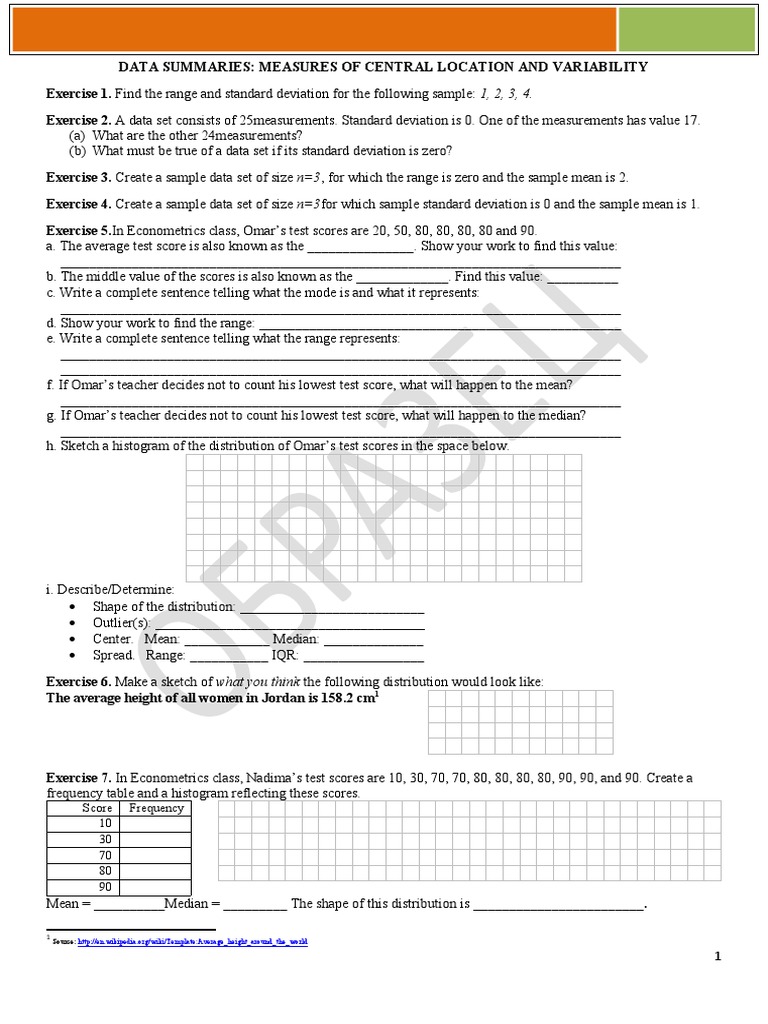 Topic 2 Practice | PDF | Standard Deviation | Descriptive Statistics