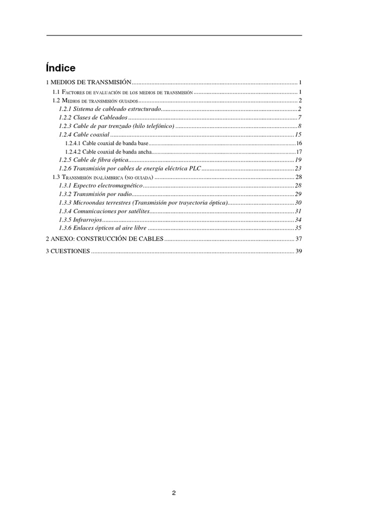 Redes de Datos | PDF | Fibra óptica | Cable coaxial