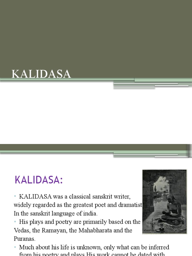 KALIDASA Tiya | PDF | Hindu Mythology | Indian Literature