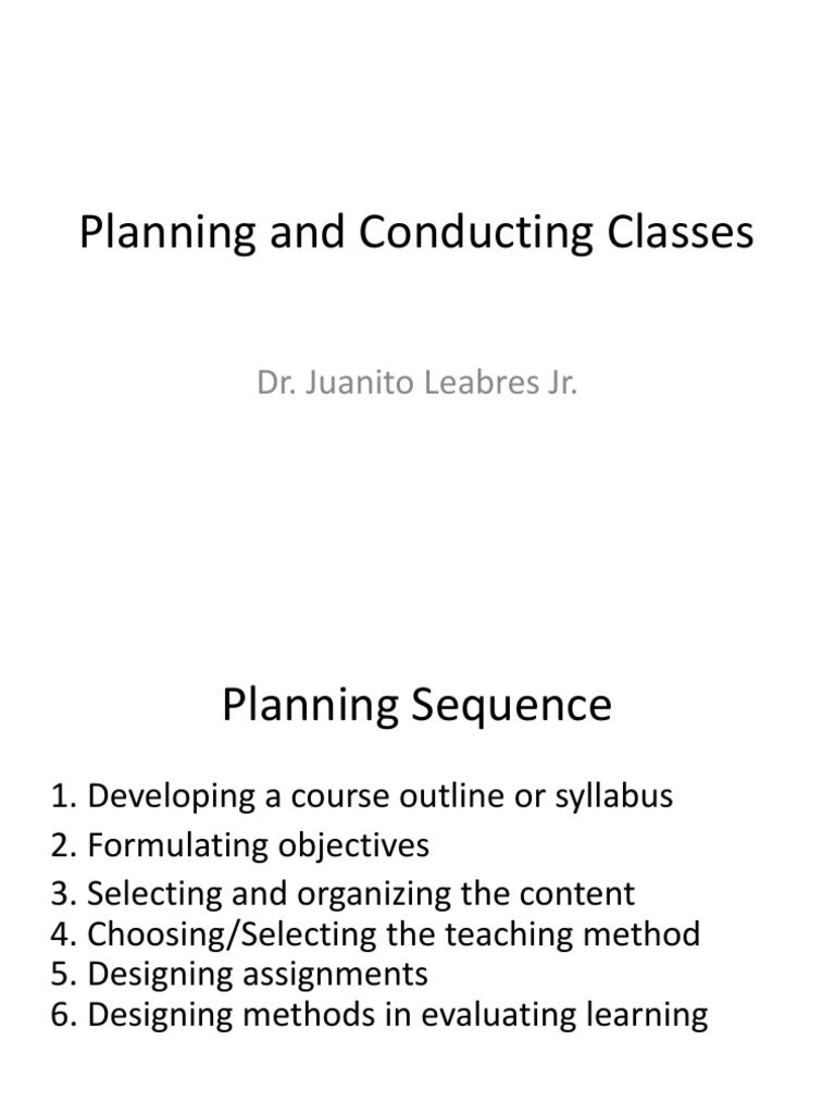Midterm Module 5 Planning and Conducting Classes | PDF | Teaching Method | Learning