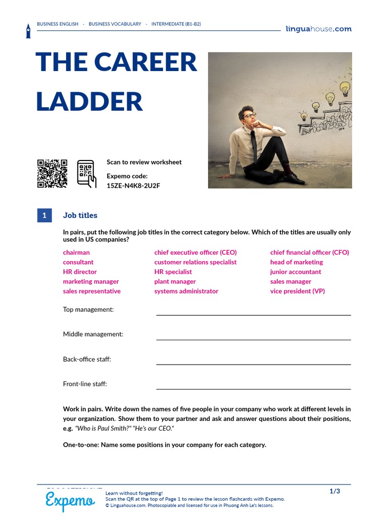 The Career Ladder British English Student Ver2 | PDF | Business