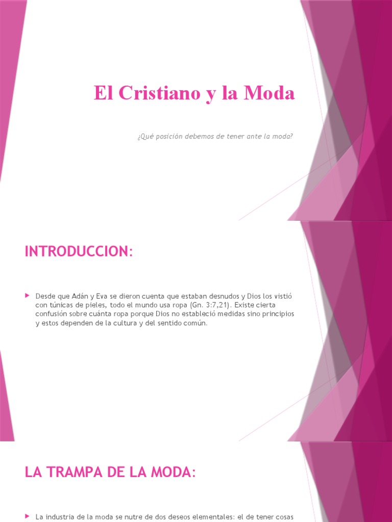 El Cristiano y La Moda | PDF | Moda | Ropa