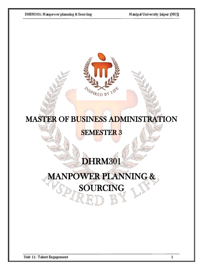 DHRM301 Unit-11 | PDF | Entrepreneurship | Employee Retention