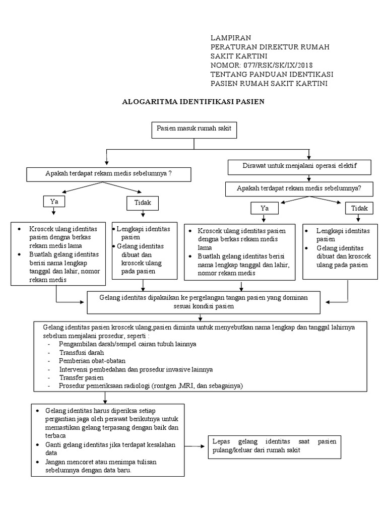 Alogaritma Identifikasi Pasien | PDF