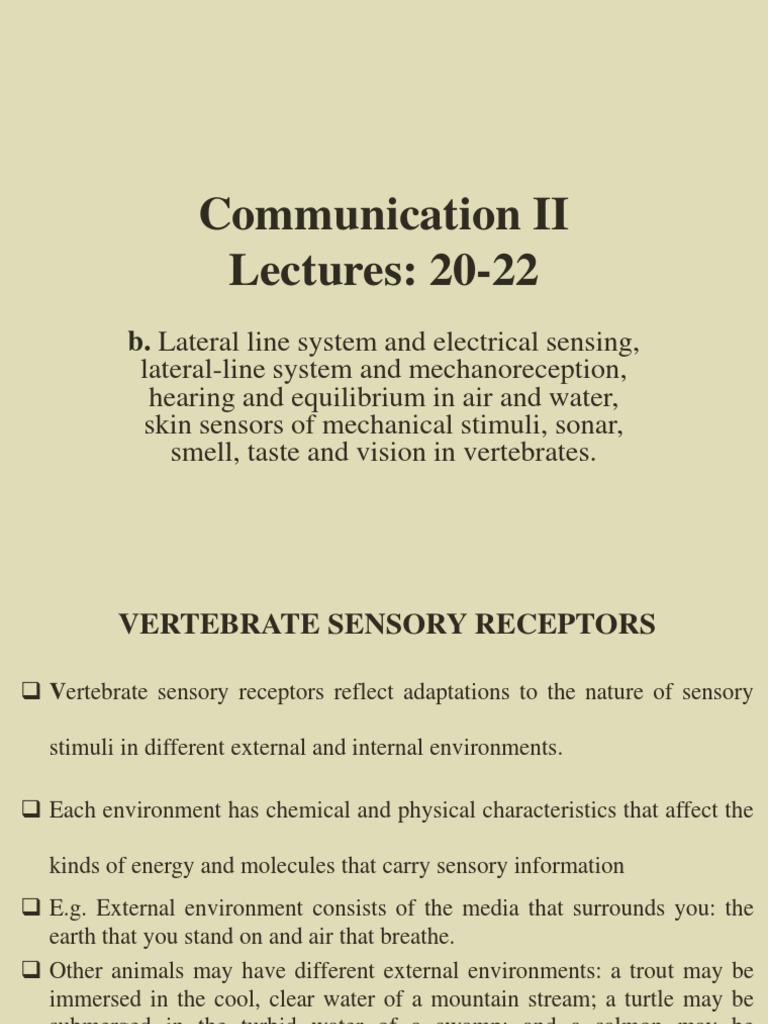 Taste and Vision PPTX - PDF (Lec20-22) | PDF | Eye | Taste