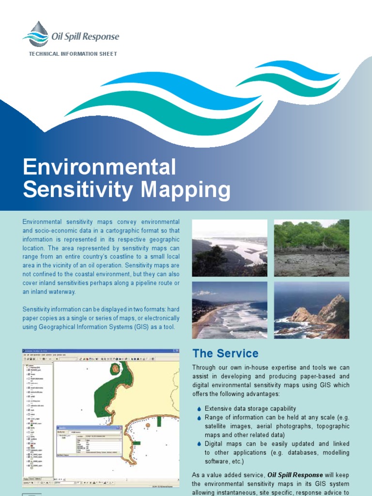 Environmental Sensitivity Mapping | Geographic Information System | Map