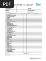 Forklift Checklist | PDF
