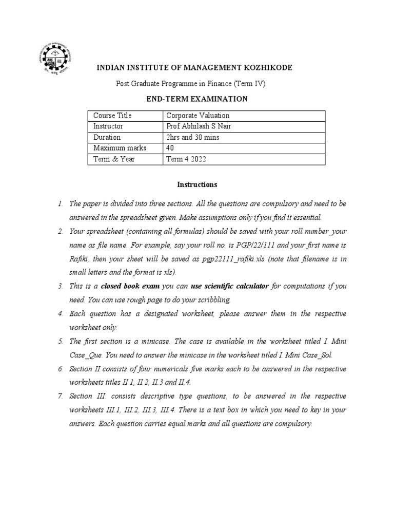 CV Et QP 2022 - PGPF | PDF | Expense | Depreciation