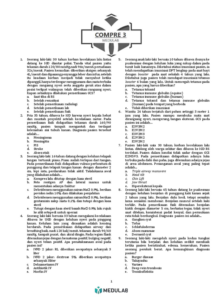 34 Kompre 3 Peserta | PDF
