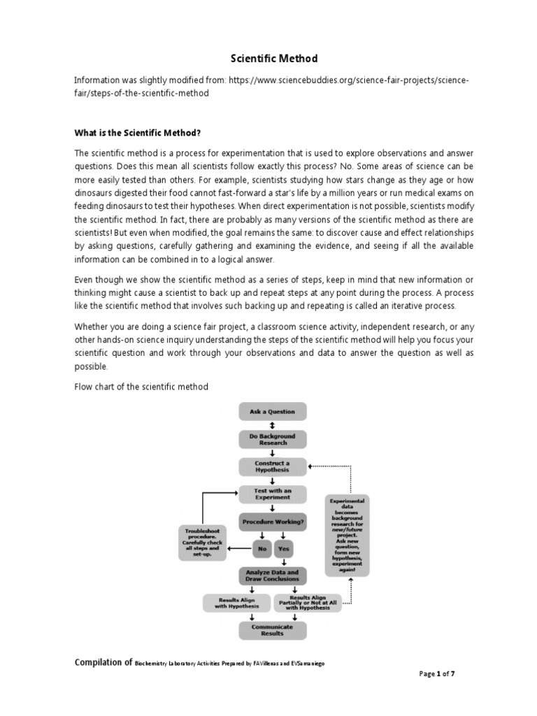 Biochem Lab Activity 2 | Download Free PDF | Scientific Method | Experiment