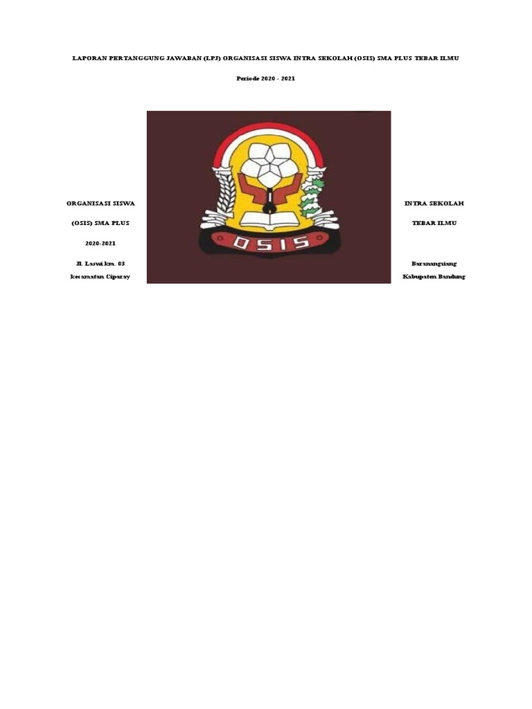 LPJ Osis 2020 - 2021 | PDF