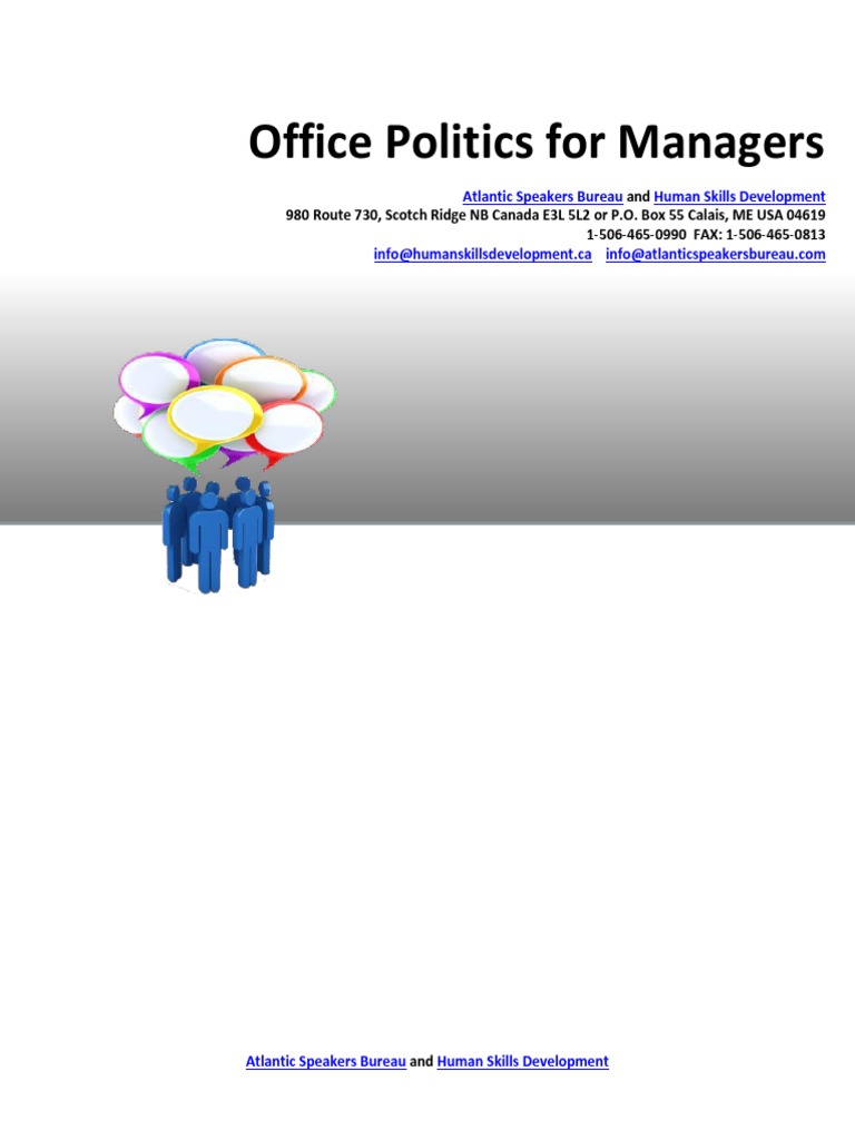 Navigating Office Politics: A Guide to Managing Interpersonal Dynamics ...