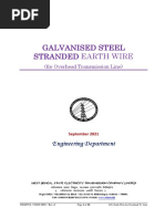 Overhead Guy Wire Specifications Guide | PDF | Wire | Electrical Conductor