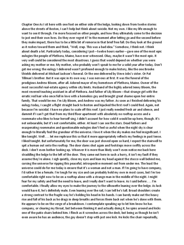 Chapter One of It Ends With Us | PDF