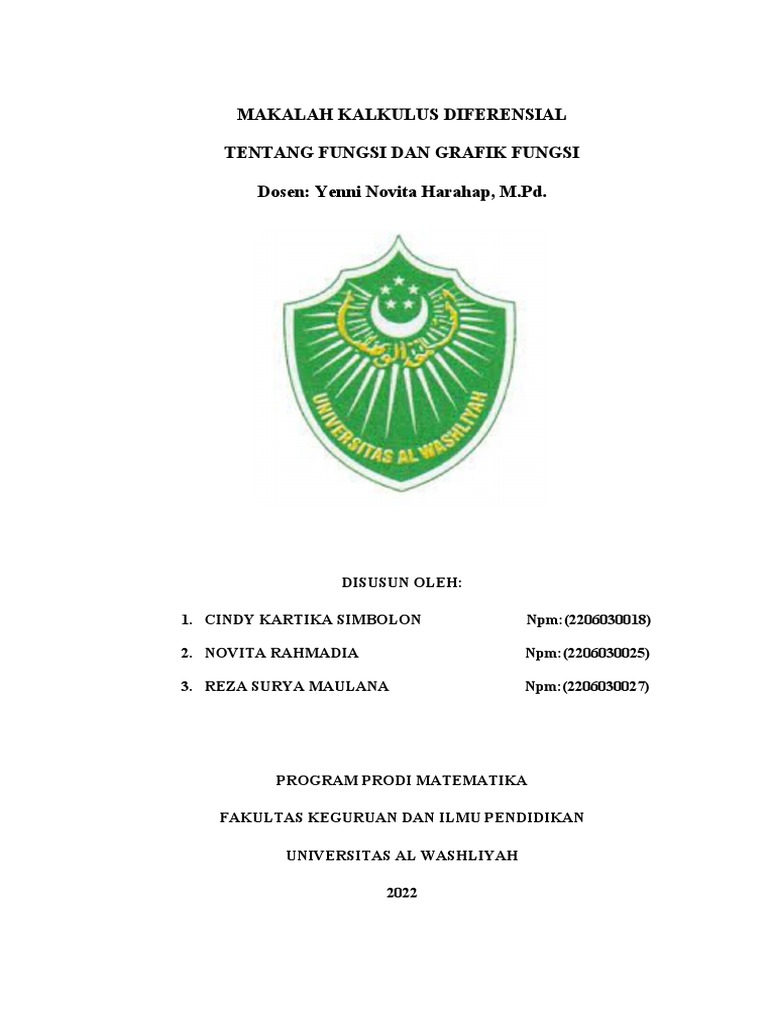 Fungsi dan Grafik dalam Kalkulus | PDF