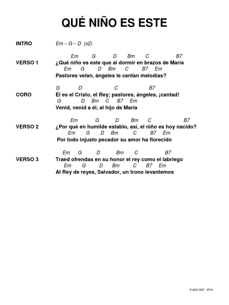 Qué Niño Es Este | PDF