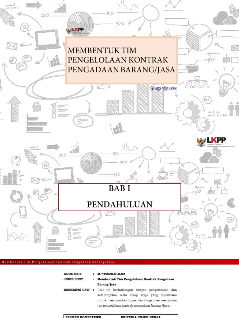 6 - Membentuk Tim Pengelolaan Kontrak PBJ | PDF