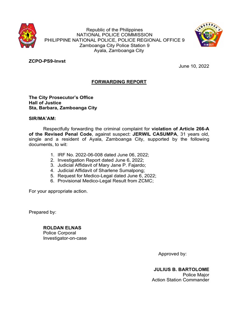 Forwarding Report | PDF