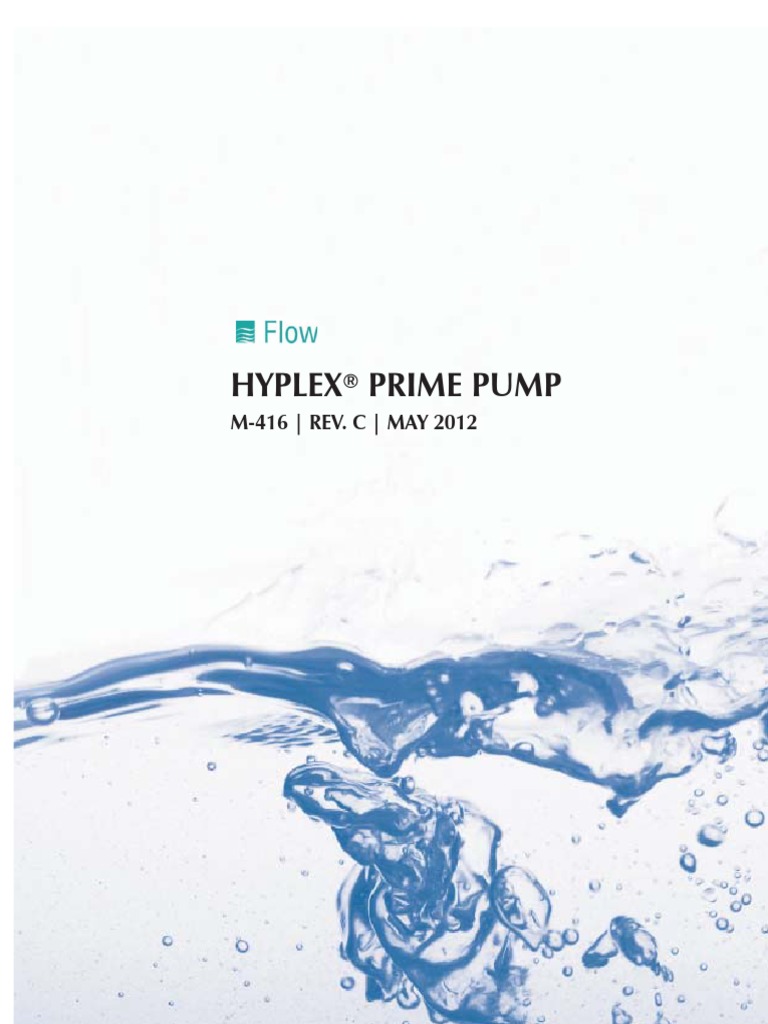 Hyplex | PDF | Pump | Water