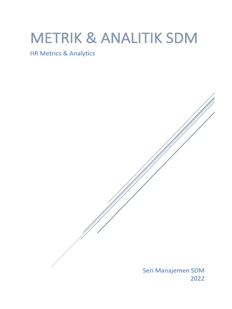 METRIK & ANALITIK SDM (HR Metrics & Analytics) - 2022 | PDF