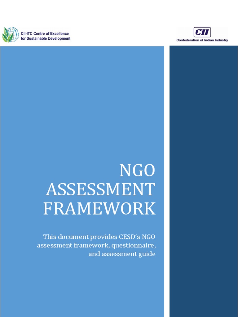 CSR NGO Assessment | PDF | Non Governmental Organization | Corporate ...
