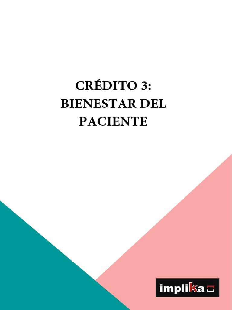 C03 Bienestar Del Paciente | PDF | Herida | Piel