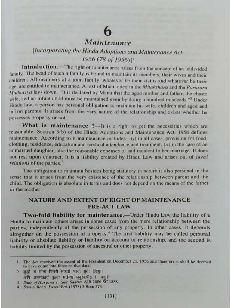 Maintenance Family Law LL | PDF