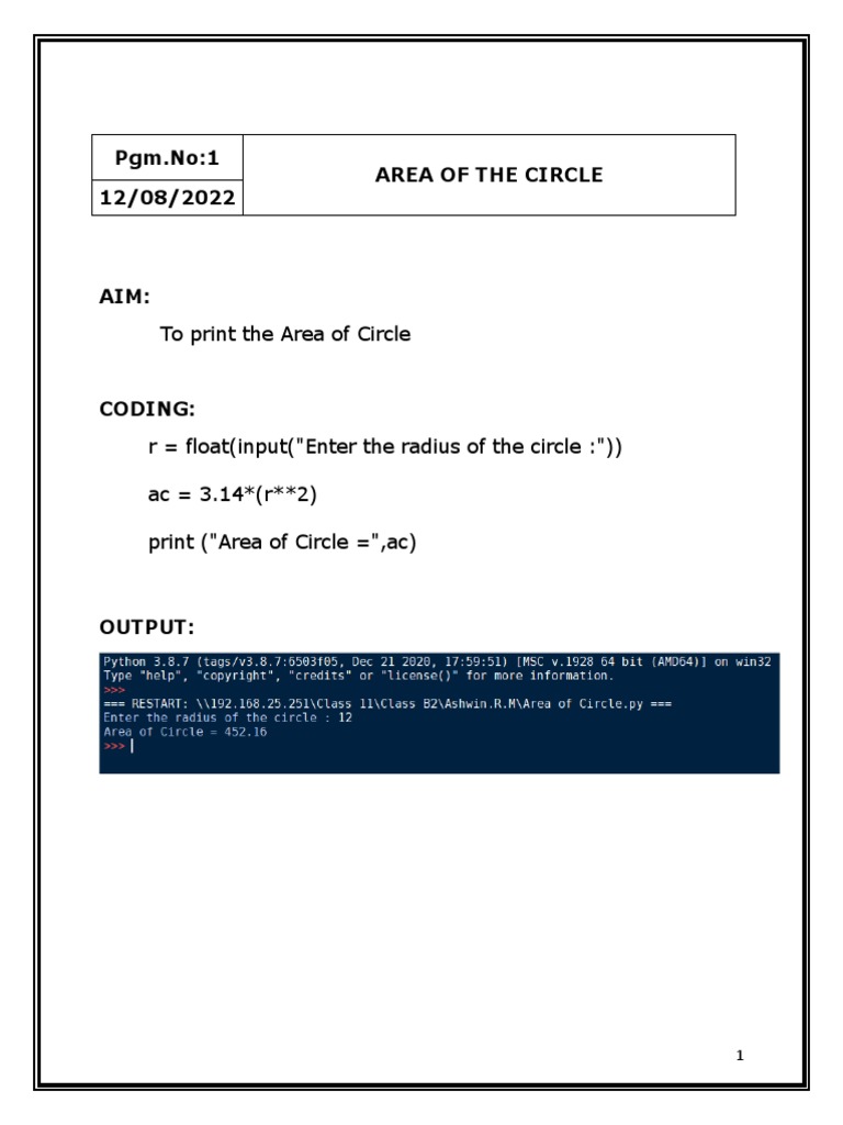 Practical File (Final) | PDF | Square Root | Letter Case Practical File (Final) | PDF | Square Root | Letter Case