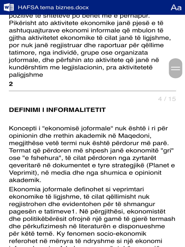 HAFSA Tema Biznes | PDF