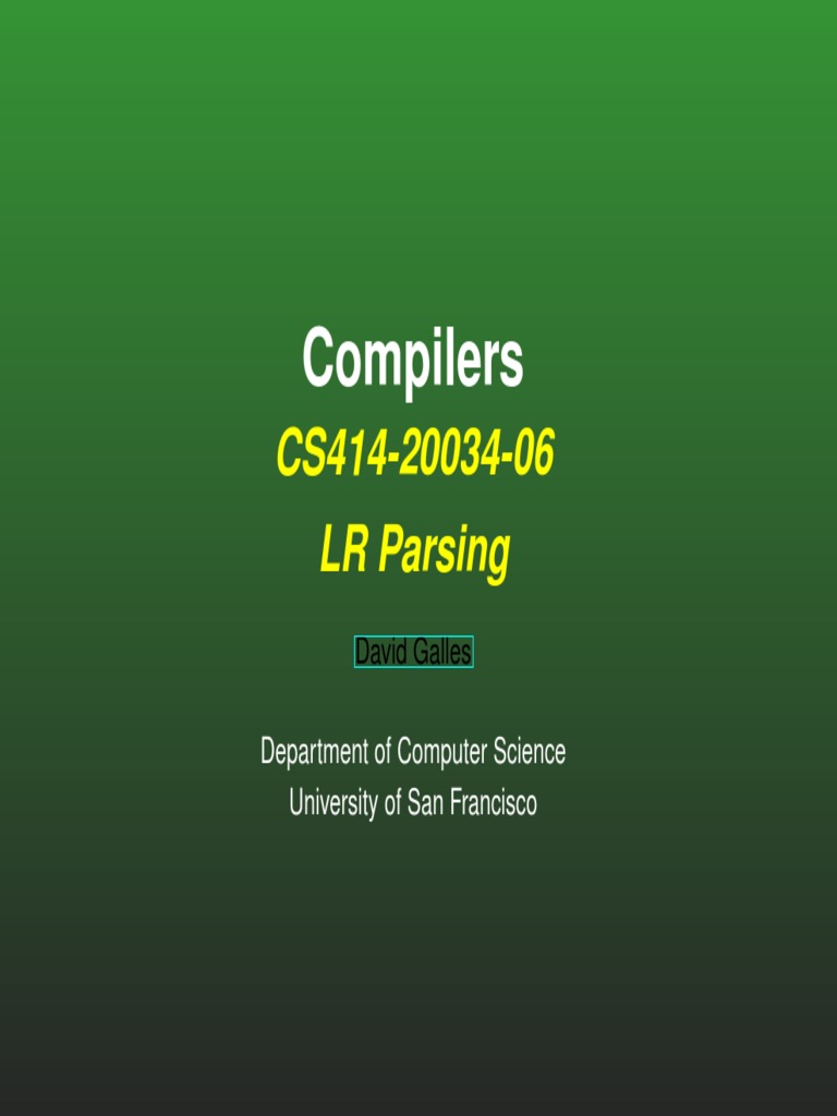 Lecture4 Java | PDF | Parsing | Theoretical Computer Science