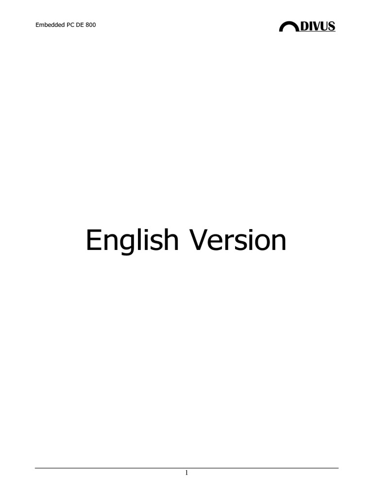 DE800 Manual Internat | PDF | Software | Computing