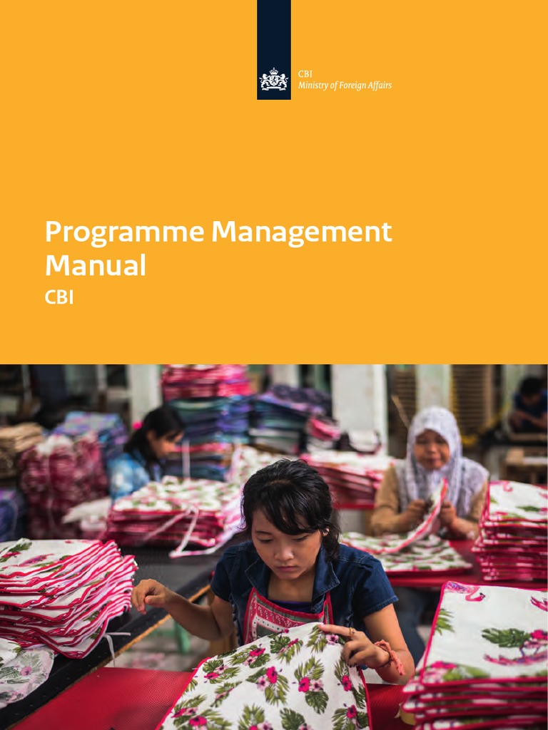 Programme Management Manual | PDF | Private Sector Development | Evaluation