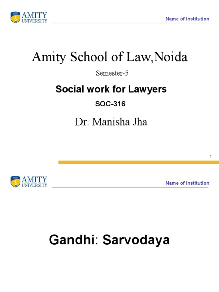 Principles and Features of Gandhian Philosophy of Sarvodaya | PDF ...