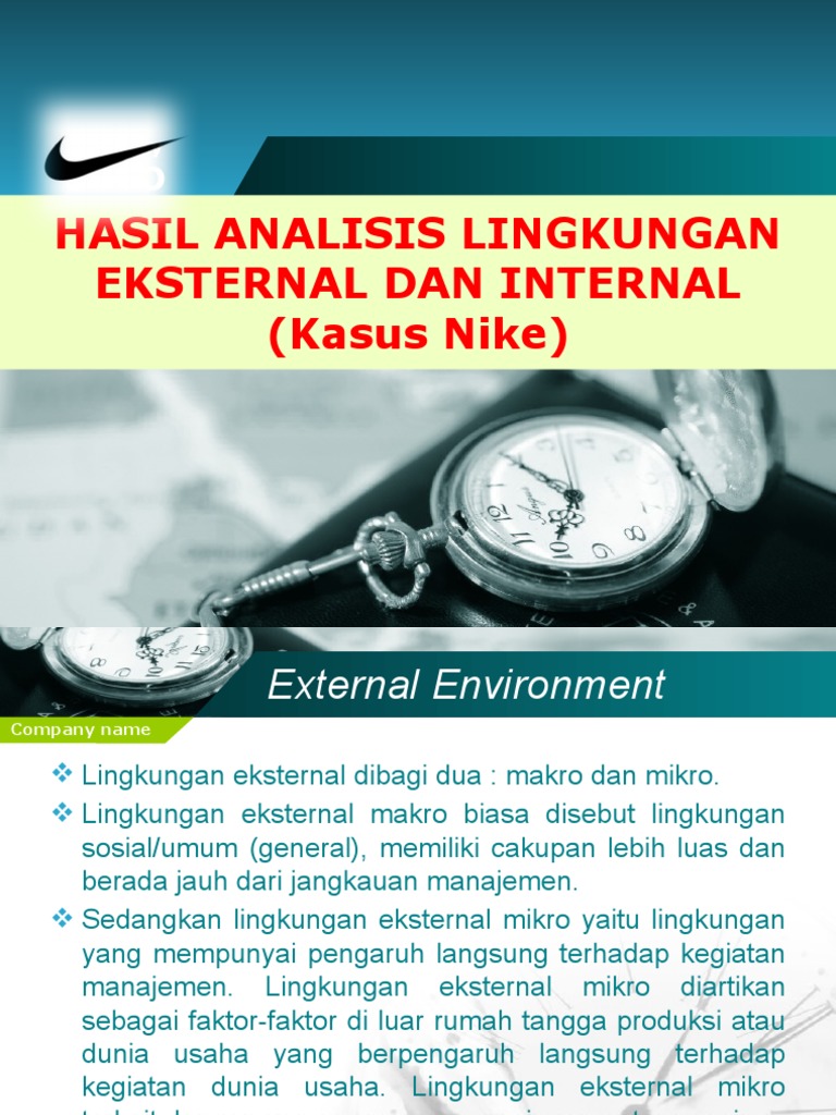Analisis Lingkungan Eksternal Nike | PDF