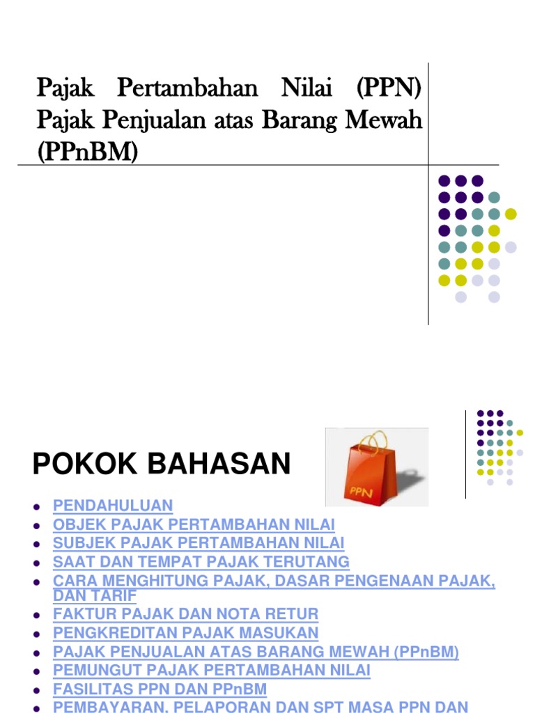 Materi PPN & PPNBM | PDF