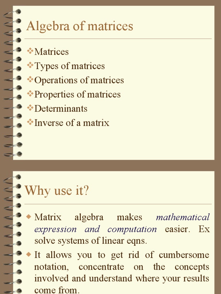 Matrices 2 | PDF | Matrix (Mathematics) | Determinant