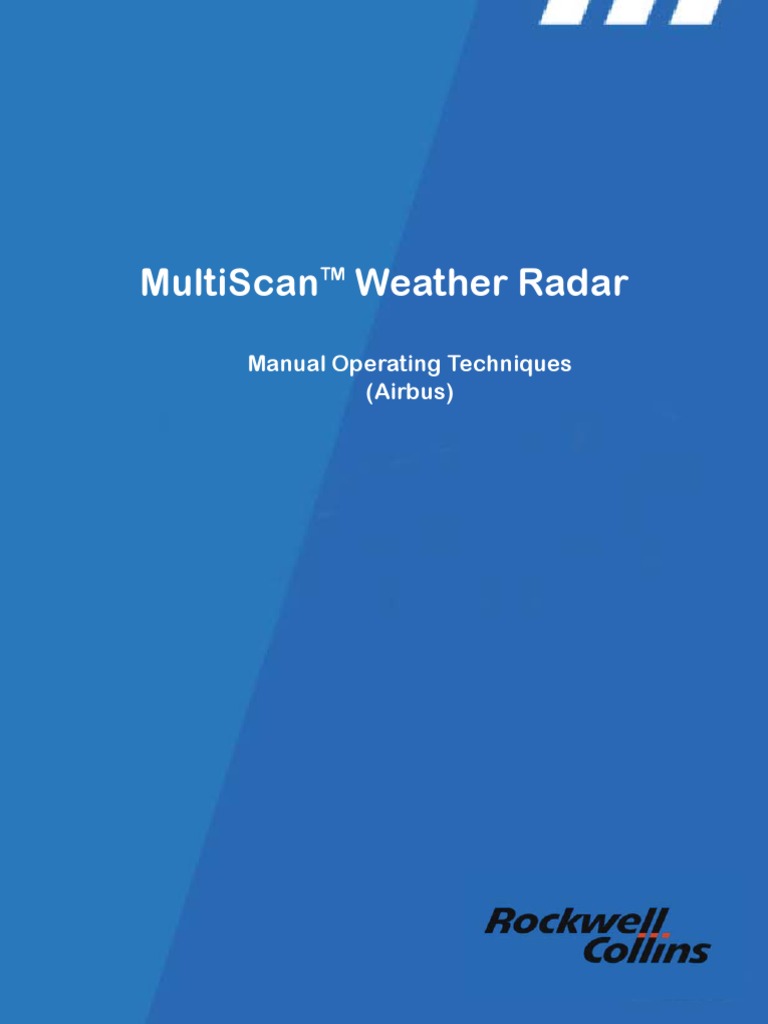 Radar Manual Operating Techniques (Airbus) | PDF