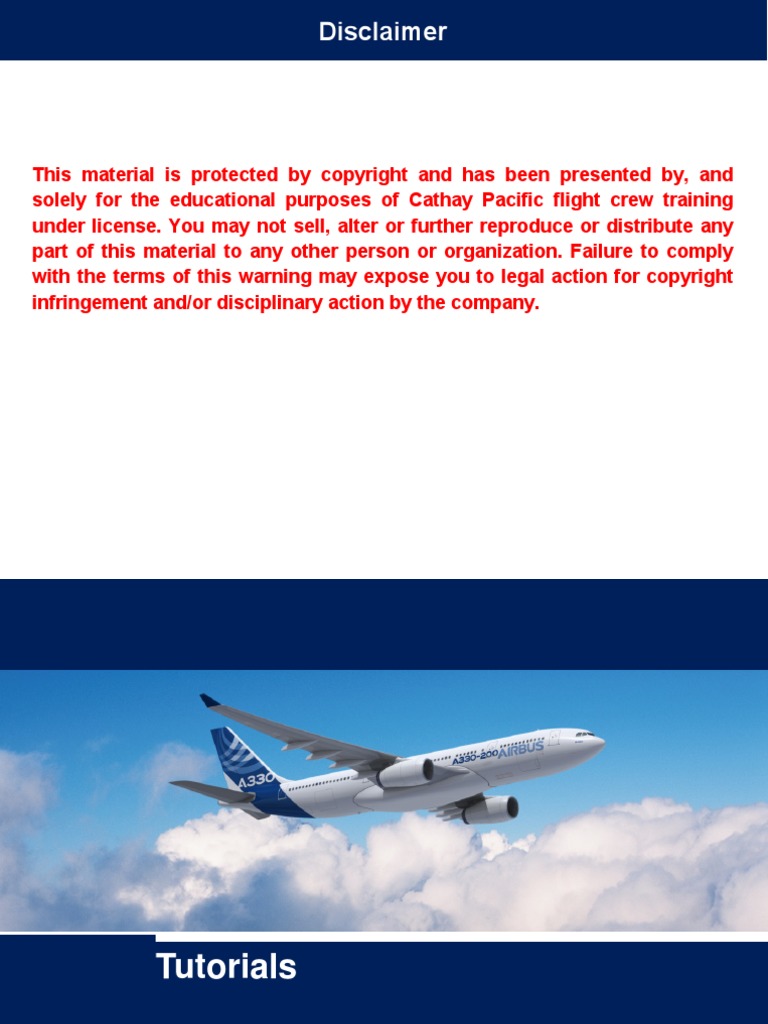 A330 Tutorials | PDF | Cockpit | Airport