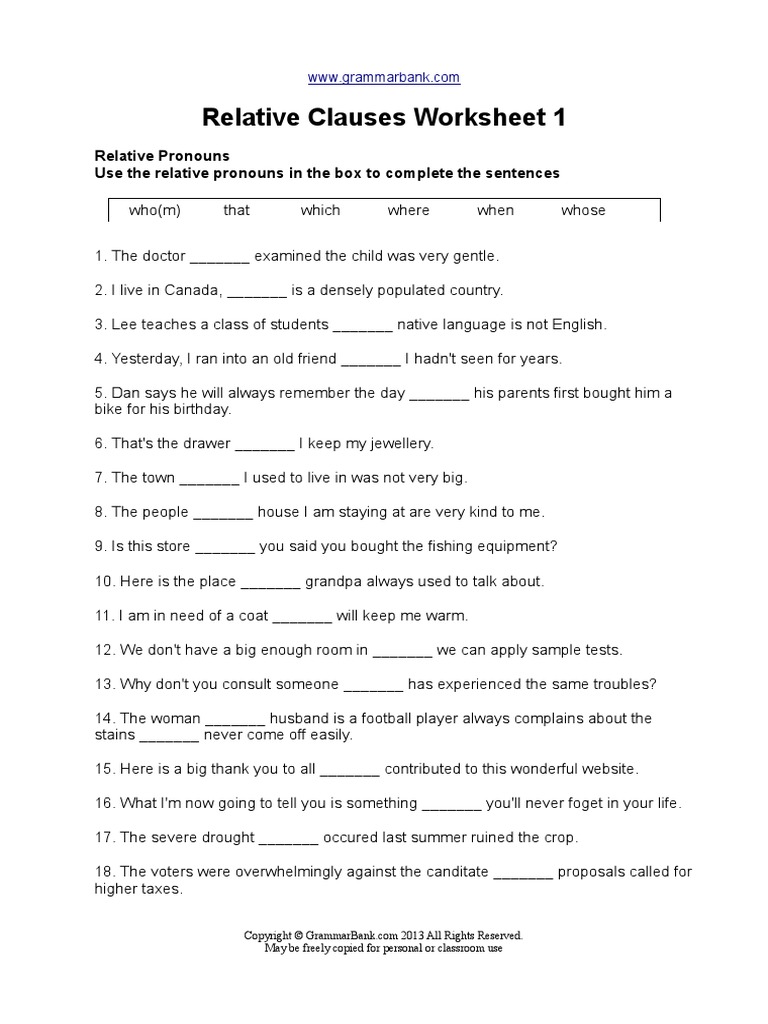 Relative | PDF | Linguistics | Syntax